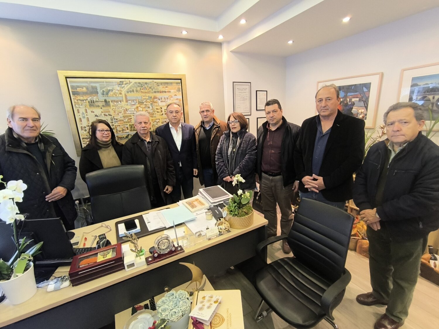Στον Χρ. Κέλλα ο Εξωραϊστικός Σύλλογος Καστρί Λουτρο και το Δίκτυο ...