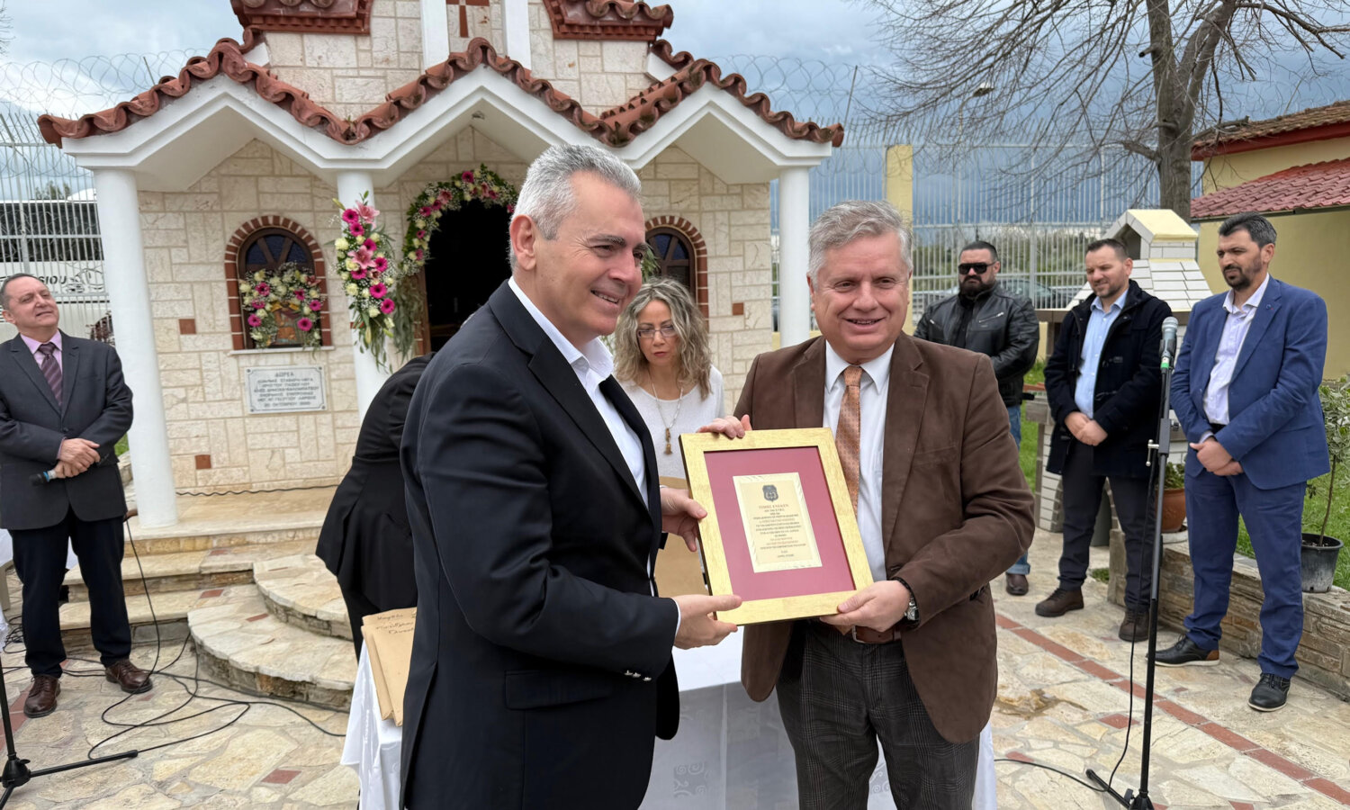 Μ. Χαρακόπουλος στα θυρανοίξια στις φυλακές Λαρισας: Παρεκκλήσι, σημείο ...