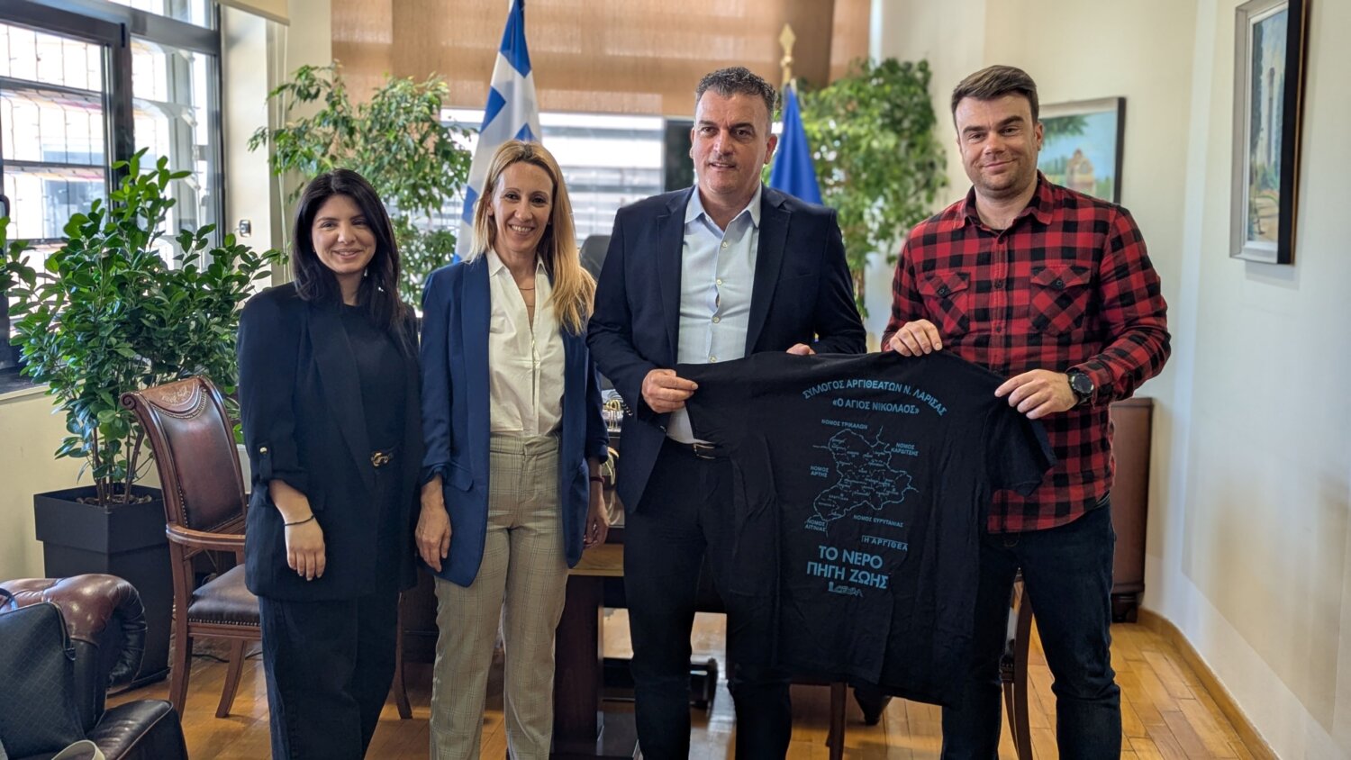 Συνάντηση της ΠΟΑΣ με τον Θανάση Μαμάκο - larissanet.gr