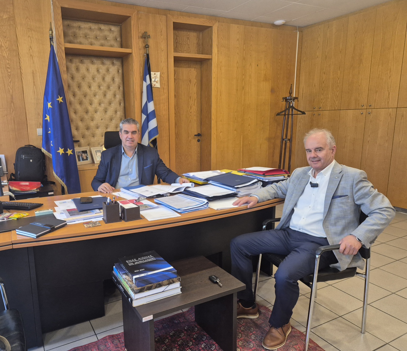 Συνάντηση του Γ. Μανώλη με τον Γενικό Γραμματέα Υποδομών για κρίσιμα ...