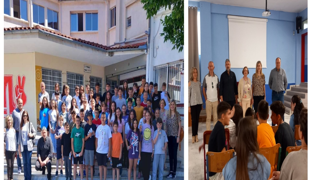 Επίσκεψη μαθητών/τριών ΣΤ΄ τάξης 19ου Δ.Σ Λάρισας στο 9ο Γυμνάσιο ...