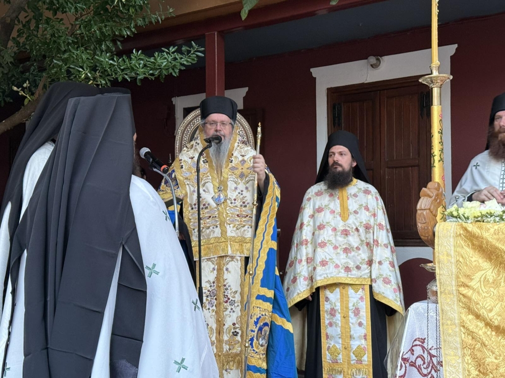 Στην Ιερά Μονή Αγίου Παντελεήμονος Αγιάς ο Σεβασμιώτατος - larissanet.gr
