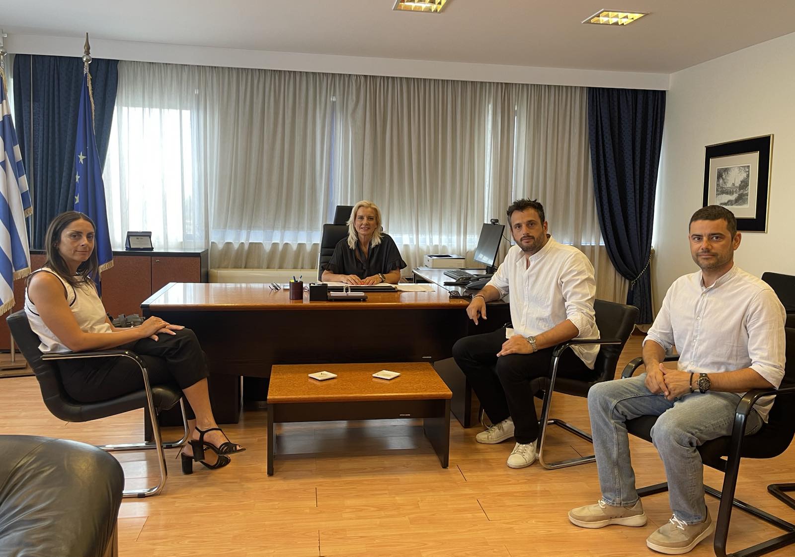Συνάντηση του Δημάρχου Τυρνάβου με τη νέα Γενική Γραμματέα της ...