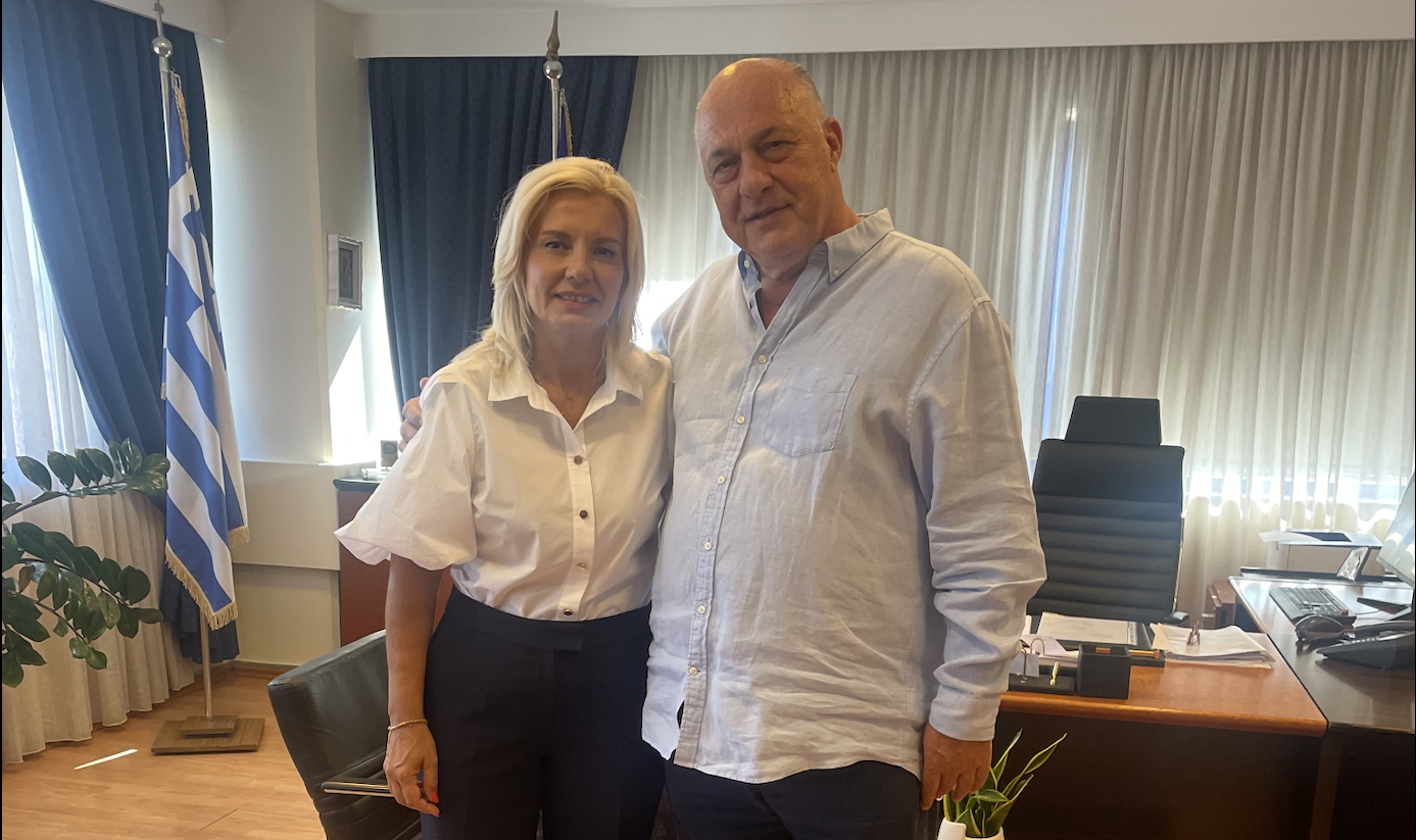 Στη γ.γ. Αποκεντρωμένης Διοίκησης Ρ. Καραλαριώτου ο δήμαρχος Βόλου Αχ ...